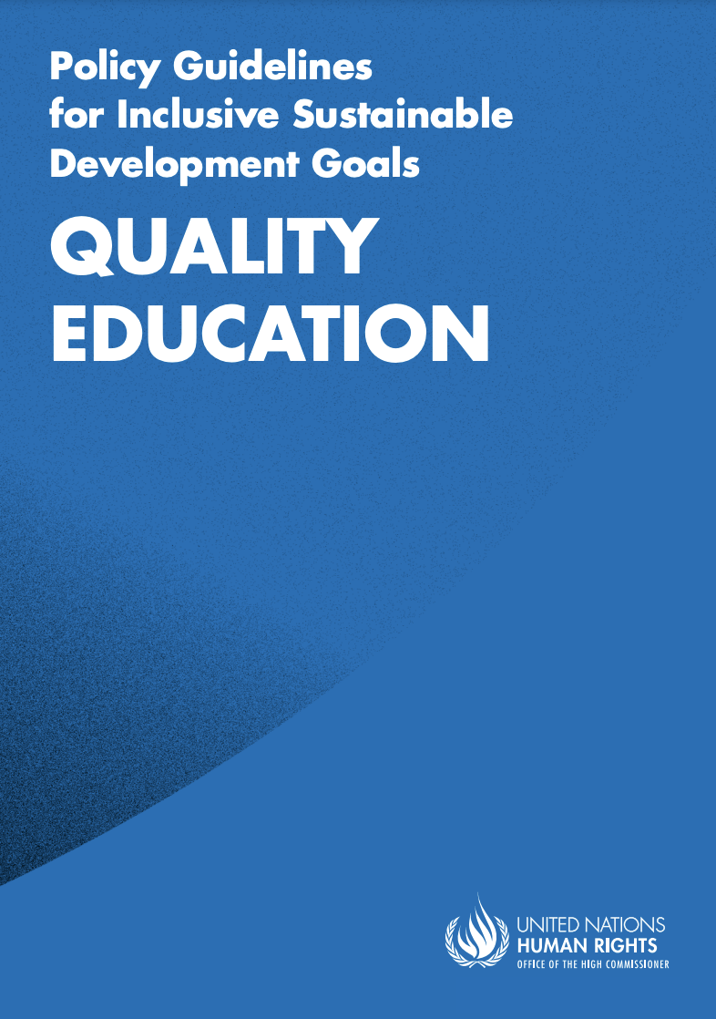 OHCHR (2020) Policy Guidelines for Inclusive Sustainable Development ...