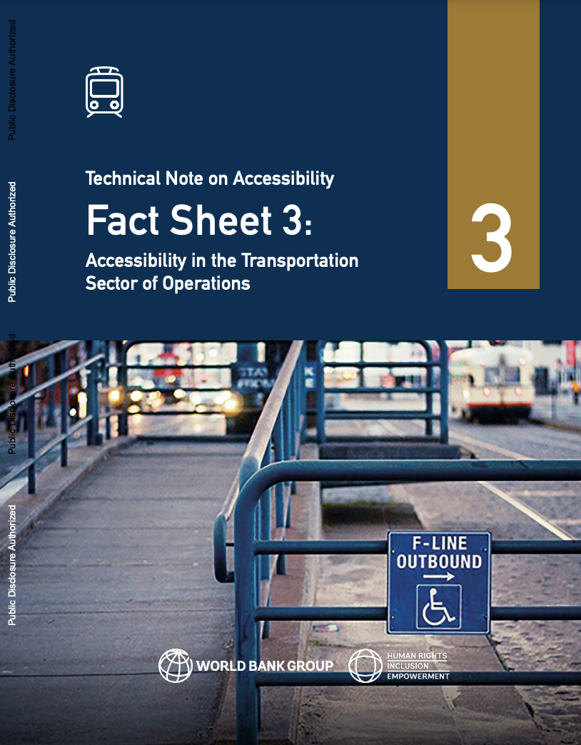 World Bank (2022) Technical Note on Accessibility - Fact Sheet 3 ...