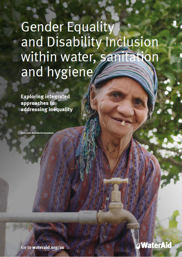 WaterAid Gender Equality and Disability Inclusion within water ...