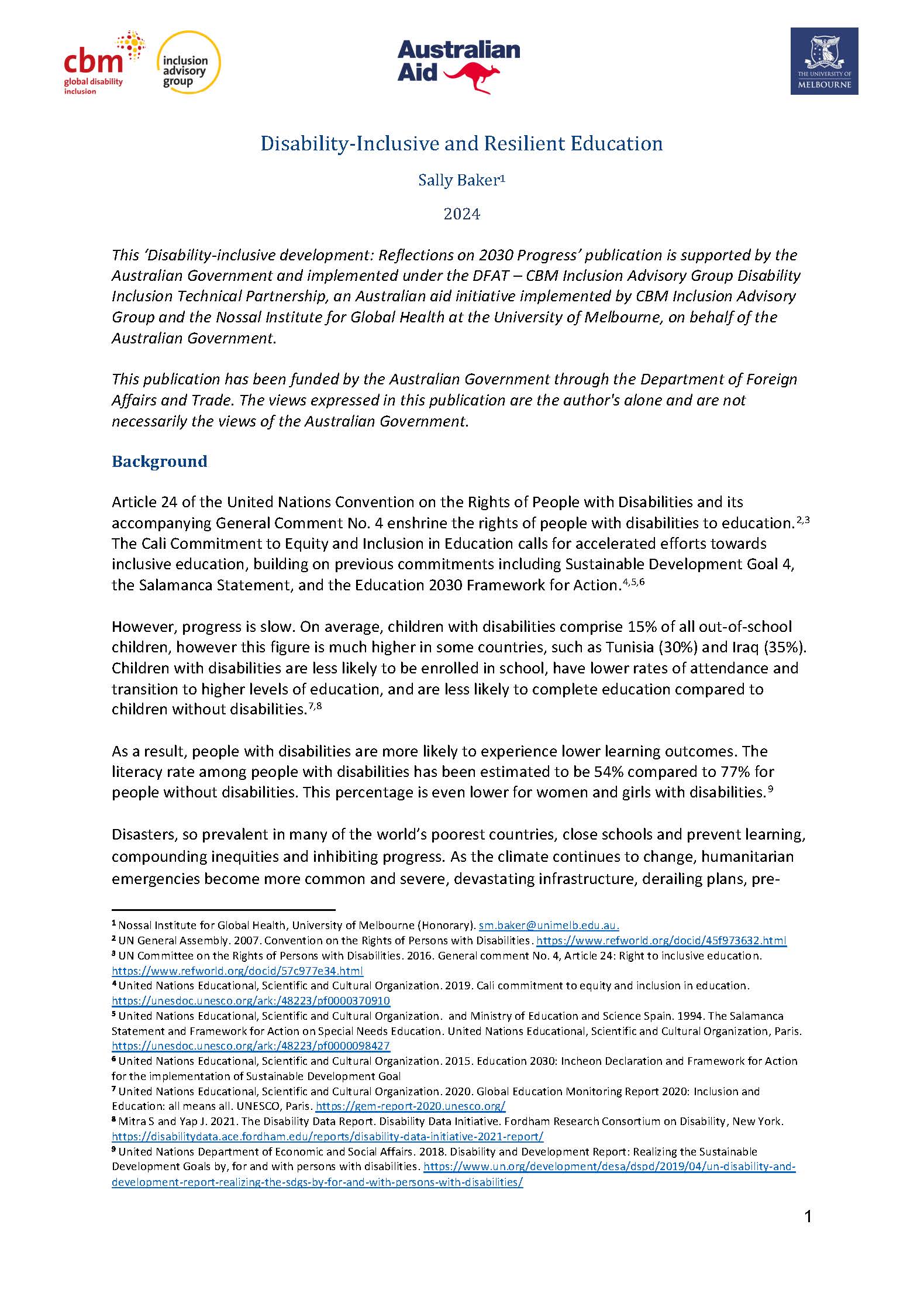 CBM-Nossal (2024) Disability Equity and Rights Essay: Disability ...